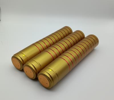 China LOW MOQ gin rum tequila vodka wine bottle metal PVC Aluminum Foil heat shrink Capsule with tear tab for sale