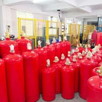 China Clean Agent Fire Suppression System FM200 Cylinders HFC-227ea Gas Filled Air Bottles for sale