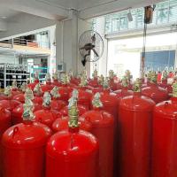 China 2.5Mpa 4.2MPa 5.6MPa FM200 Fire Suppression Cylinder For Bank Computer Rooms for sale