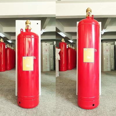 China Clean Agent Fire Suppression System FM200 Cylinders HFC-227ea Gas Filled Air Bottles for sale