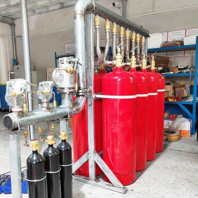 China 0.3MPa Storage Pressure 120L FM 200 Clean Agent Fire Suppression System for sale