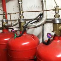 China 15MPa IG541 Inert Gas Fire Suppression System For High Density Server for sale