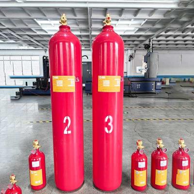 China Museums CO2 Cylinders For Enclosed Flooding Fire Suppression Systems for sale