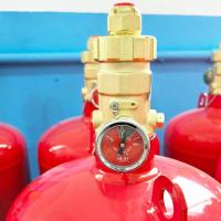 China Fire Suppression Inergen System IG541 For Internet Company Server Rooms Non Conductive for sale