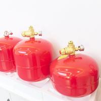 China Red Steel Hanging FM200 Fire Extinguishing System 1.6Mpa Without Residue For Archive Room for sale