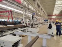 China H-Beam Drilling & Sawing Production Line 10 Axis CNC 3D drilling machine + 1Axis CNC sawing machine for sale