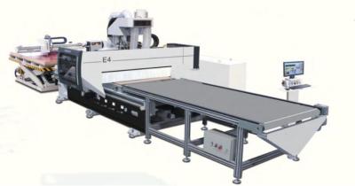 China 1224 1325 Nesting CNC Router Wood Cutting Machine With Automatic Labeling System For Cabinet Kitchen Furniture Making for sale