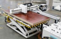 China 1224 1325 Nesting CNC Router Wood Cutting Machine With Automatic Labeling System For Cabinet Kitchen Furniture Making for sale