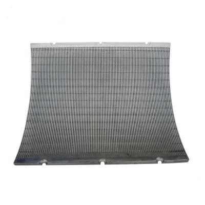 China Fishpond Wedge Wire Sieve Bend Screen Filters For Water Treatment for sale