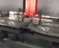 China Jinan FAST Customized Ganty Type CNC Steel Plate Hole Punching Marking Machine CJ4018 With Big Table Size for sale