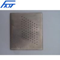China Stainless Steel Round Hole Taper Hole Drilling Strainer Grain Screen Perforated Mesh Screen Plate for sale