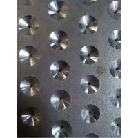 China Taper Hole Round Hole Stainless Steel Drilling Metal Mesh Screen Sheet Plate 2 Cr13 Heat Treatment for sale