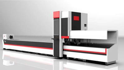 China 1000W Tube Laser Cutting Machine Stainless Steel Silver Metal Pipe CNC Fiber Laser Cutting Machine for sale