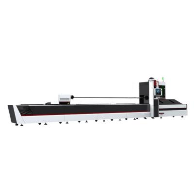 China 4 Axis Steel Laser Cutting Machine Automatic Fiber Square Tube Pipe Profile Steel Cutting Machine for sale