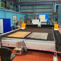 China Big Size Gantry Fiber Laser Metal Cutting Machine 20kw Steel Structure Fabrication Laser Cutting Machine for sale