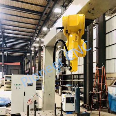 China Steel Seam Laser Welding Robot Yellow Blue High Effciency For Machinery Repair Shops for sale
