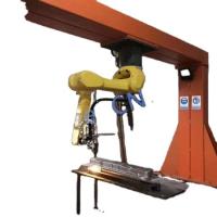 China Professional High Efficiency Metal Box Seam Laser Welding Equipment Yellow Blue for sale