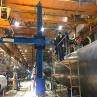China Efficient Welding Column Boom Pressure Vessel Tank Welding Manipulator 3x3 for sale