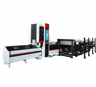 China 2kw Tube Laser Cutting Machine Autofocus Laser Pipe Cutting Machinery For Special Tubes Processing for sale