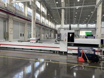 China 20mm Cutting Thickness Fiber Tube Cutting Machine High Productivity for sale