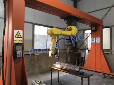 China 6 Axis Laser Welding Robot 1440mm Reachable Radius Laser Welding Machine 2000w for sale