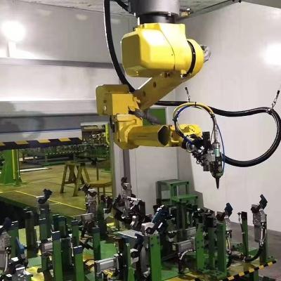China 6 Axis Laser Welding Robot 1440mm Reachable Radius Laser Welding Machine 2000w for sale
