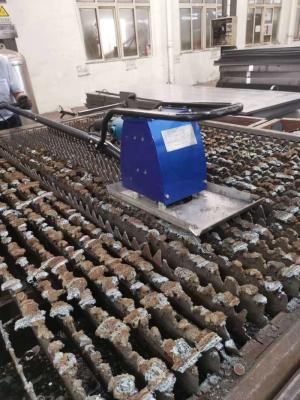 China Blue Pioneer Laser Cutting Slag Cleaning Machine Electric 30kg Weight for sale