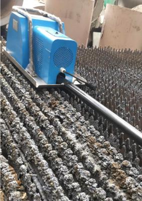 China Blue Pioneer Laser Cutting Slag Cleaning Machine Electric 30kg Weight for sale