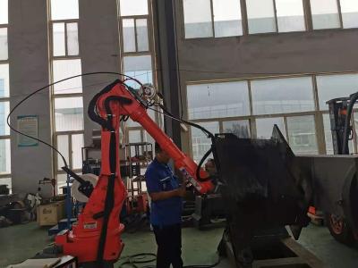 China High Productivity Robotic Welding System With 6 Axis Industrial Robot Arm for sale