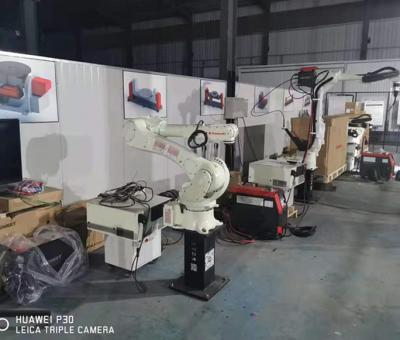 China High Productivity Robotic Welding System With 6 Axis Industrial Robot Arm for sale