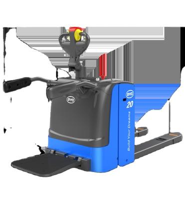 China BYD 2.0T Electric Pallet Truck with 2000kg Capacity and 24V Battery for Warehouse Logistics for sale