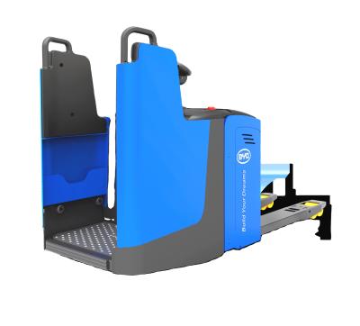 China BYD 2.0T Semi Enclosed Pallet Truck - 2000kg Capacity, 24V Battery, CE Certified Electric Warehouse Forklift for sale