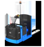 China BYD S14PS 1.4T Electric Pallet Stacker with 1400kg Capacity and 3200mm Lift Height for Warehouse Operations for sale