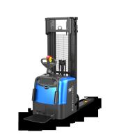 China BYD SZ14PS-G 1.4T Pallet Stacker with 3200mm Lift Height and 24V Lithium Battery for Warehouse Operations for sale