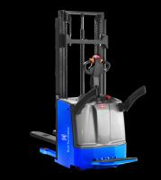 China BYD SZ14PS-G 1.4T Pallet Stacker with 3200mm Lift Height and 24V Lithium Battery for Warehouse Operations for sale