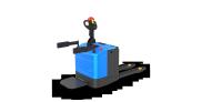 China BYD SZ14PS-G 1.4T Pallet Stacker with 3200mm Lift Height and 24V Lithium Battery for Warehouse Operations for sale