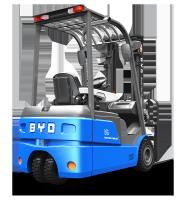 China BYD Three Pivot Balance Weight Electric Forklift 1.6-2.0 Ton Capacity with 80V Battery and UL/CE Certification for sale