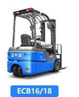 China BYD 1.6-1.8 Ton Electric Forklift with 80V Battery and 1.5-Hour Fast Charging for sale