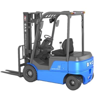 China BYD 1.6-1.8 Ton Electric Forklift with Dual Drive System, 80V Battery and 1.5H Fast Charging for sale