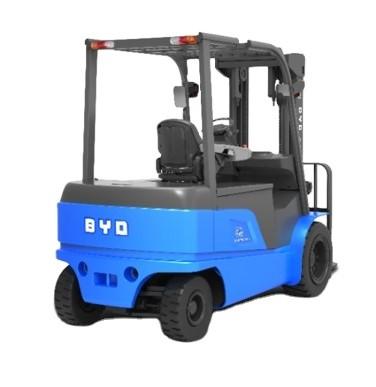 China BYD's  Four  Pivot Balance Weight 4.0-4.5-5.0 Ton Pure Electric Forklift For Dual Drive for sale