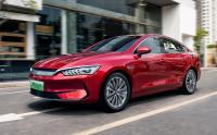 China BYD Qin Plus EV 500KM Electric Sedan with Liquid-Cooled Battery & IP68 Safety Rating for sale