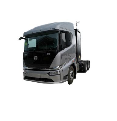 China Hot Selling 282 Kilowatt Hours Of Electricity , BYD 6x4 Pure Electric Tractor Dedicated To The Dock for sale