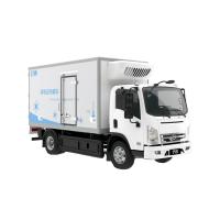 China Hot Selling 180KM BYD Pure Electric Refrigerated Box Truck City Delivery for sale