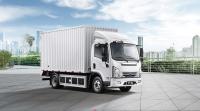 China Hot Selling 180KM BYD Pure Electric Refrigerated Box Truck City Delivery for sale