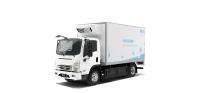 China Hot Selling 180KM BYD Pure Electric Refrigerated Box Truck City Delivery for sale