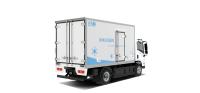 China Hot Selling 180KM BYD Pure Electric Refrigerated Box Truck City Delivery for sale