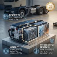 China Fast-Charge Smart BMS Lightweight Lithium Battery for Truck Parking Air Conditioner for sale