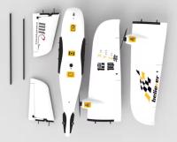China Fixed Wing Drone Surveying Twin Engine DIY Unmanned Aerial Vehicle Gyro UAV Drone EPO for sale