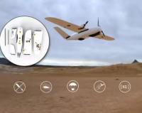 China Fixed Wing Drone Surveying Twin Engine DIY Unmanned Aerial Vehicle Gyro UAV Drone EPO for sale