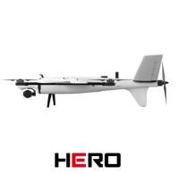 China Carbon Fibre Aviation Aluminum Fixed Wing VTOL Mapping Drone VTOL UAV 22m/S for sale
